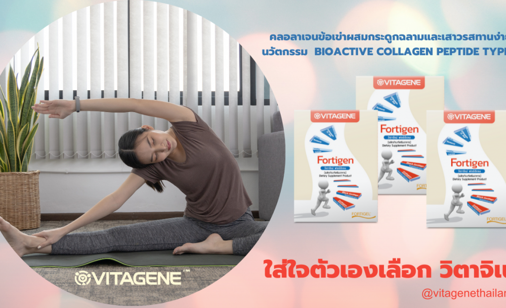 นวัตกรรม คอลลาเจนข้อเข่าดูดซึมถึงเซลล์ Bioactive Collagen Peptide type ...