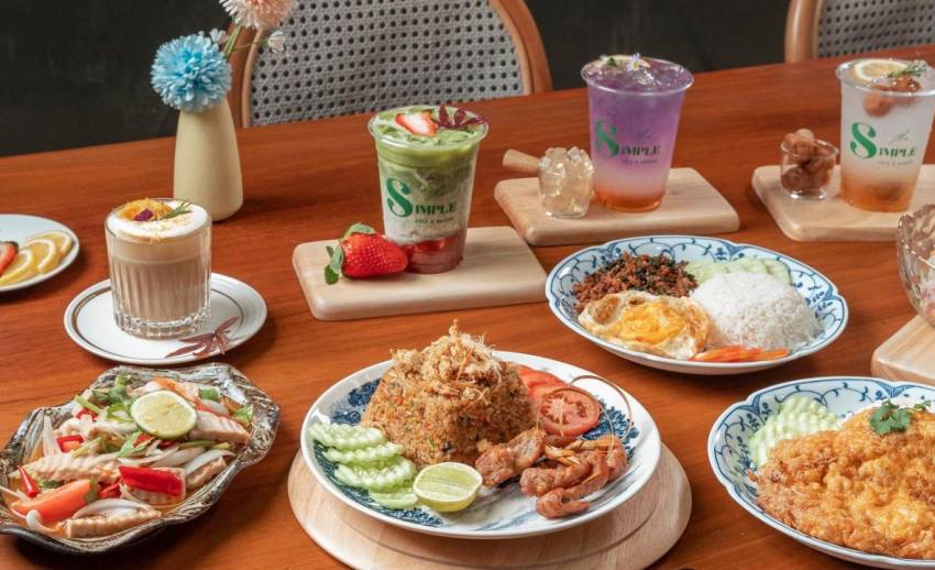 ชี้เป้าเมนูติดดาว The simple cafe and bakery คาเฟ่กลางเมืองขอนแก่น มีเมนูคาวหวาน บรรยากาศดี ...